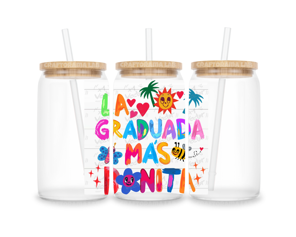 Sticker UVDTF La Graduada más bonita – Craftorama Lab